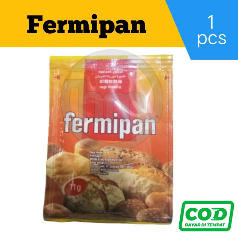 Jual Fermipan / Ragi Instant / pengembang kue isi 11g | Shopee Indonesia