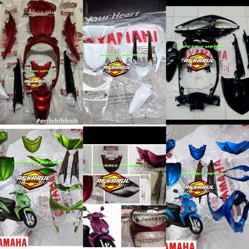 Jual PAKET FULL BODY HALUS FULL SET YAMAHA MIO SOUL GT 115 MERAH ...