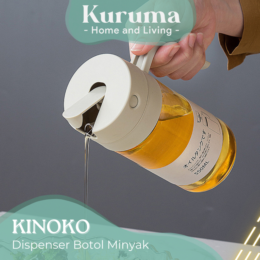 Jual KURUMA - KINOKO Botol Tuang Kecap Mudah Dispenser Tuang Wijen ...