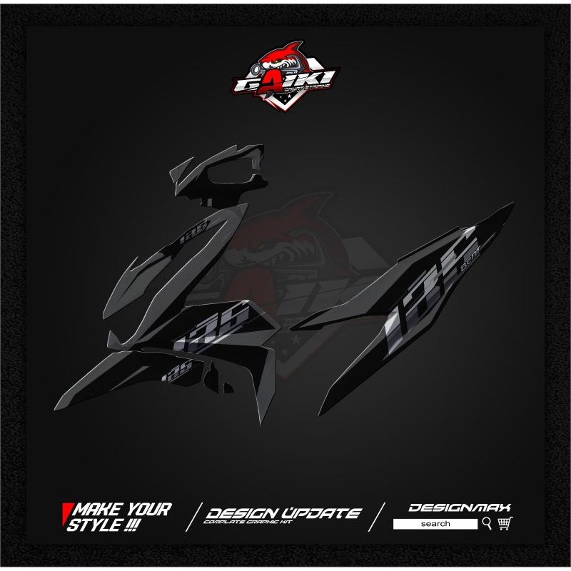 Jual Striping beat deluxe transparan motif Vietnam | Shopee Indonesia