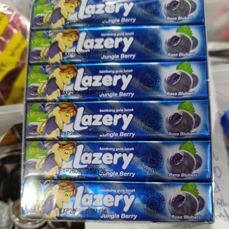 Jual lazery jungle blubery per pak isi 24 | Shopee Indonesia