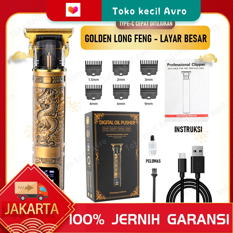 Jual ori ALAT CUKUR T9 RECHARGER Elektrik Hair Clipper T9 Alat Cukur Rambut Kumis Jenggot/Mesin ...