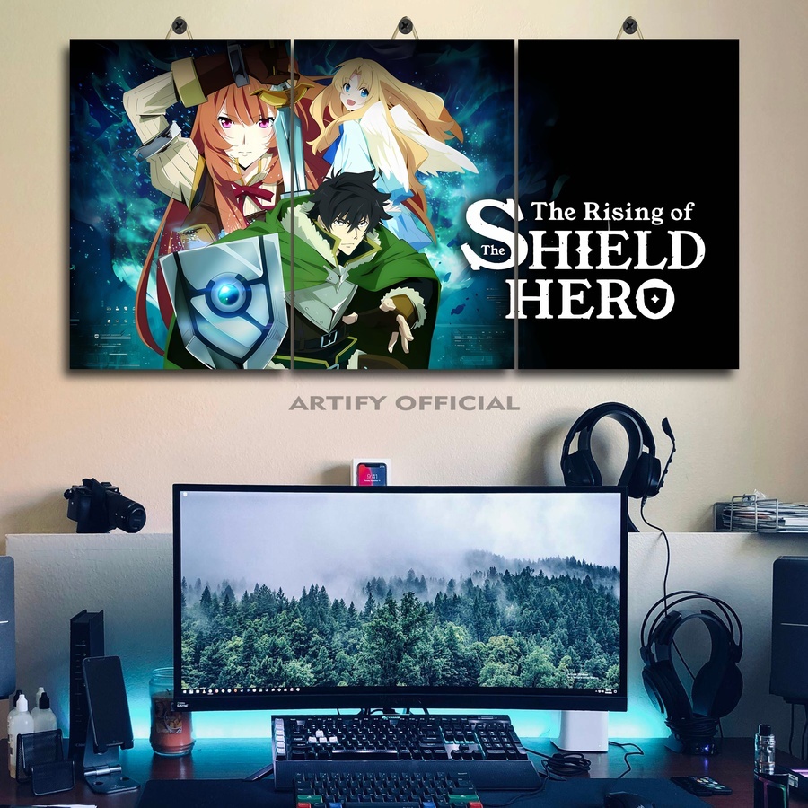 Jual Dekorasi Ruangan Gambar Anime The Rising Of The Shield Hero 60X30 ...