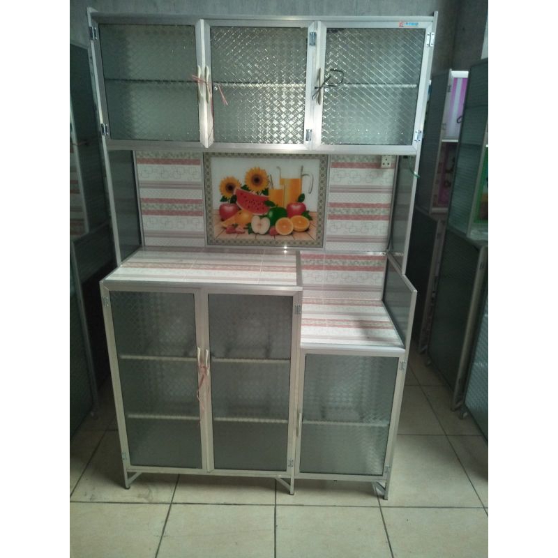 Jual RAK PIRING KACA ALUMINIUM WARNA PREMIUM QUALITY / RAK PIRING ...