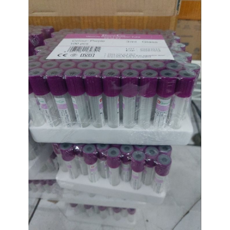 Jual tabung EDTA 3ml/tabung darah | Shopee Indonesia