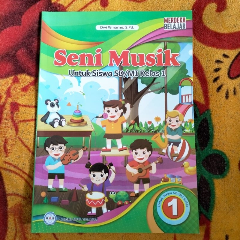 Jual ORIGINAL BUKU SENI MUSIK KELAS 1 2 3 4 5 6 SD/MI KURIKULUM MERDEKA ...