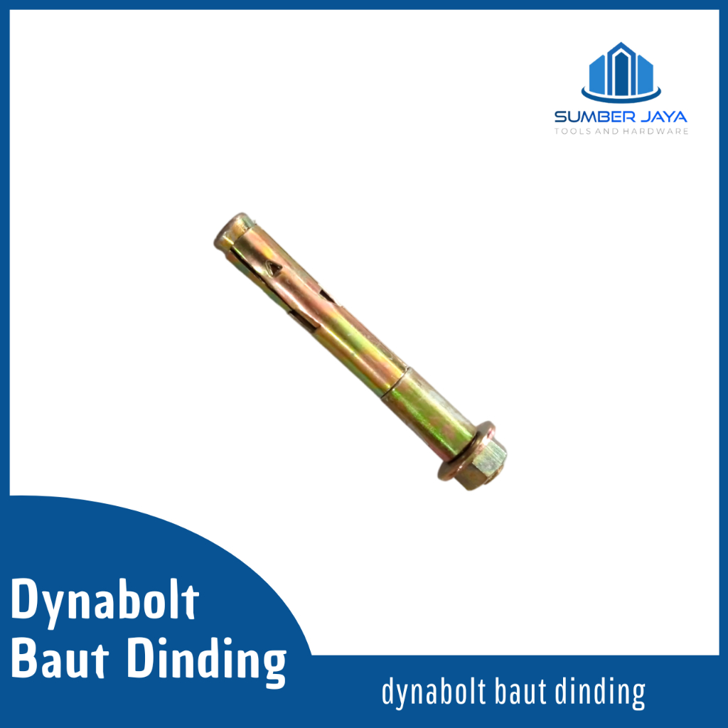 Jual Dynabolt 10 Panjang 6 cm Baut 12 | Dinabolt 10 Panjang 6 cm Baut ...