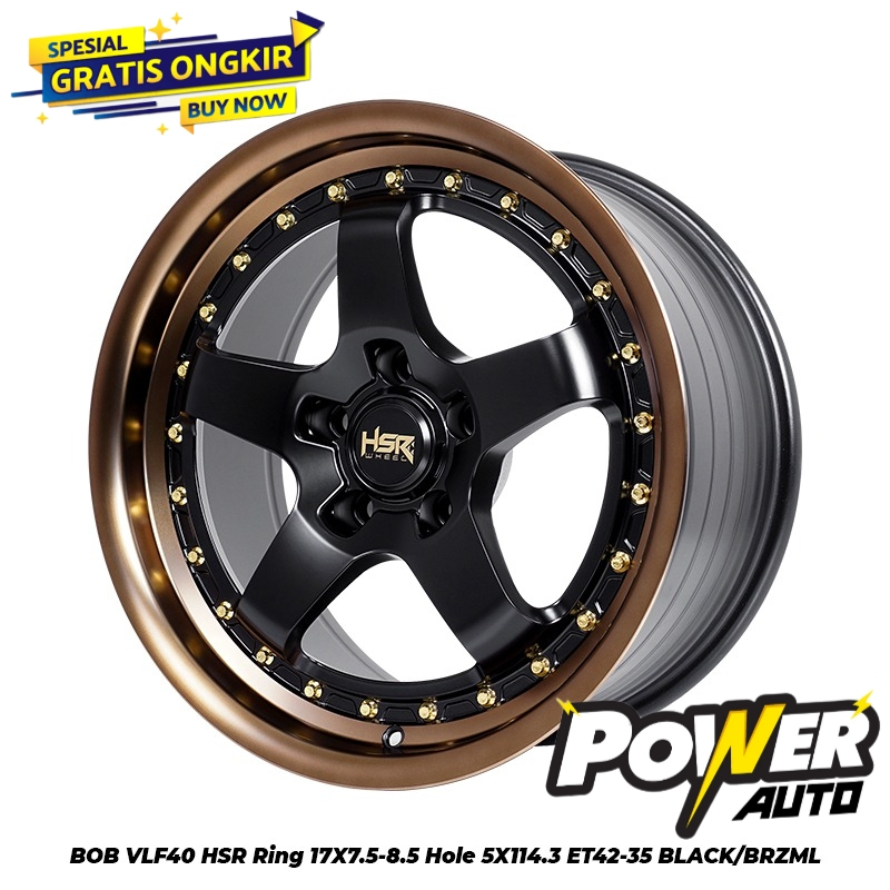 Jual Velg racing HSR Bob r17 Celong pcd 5x114,3 untuk Innova,Crv,Xpander | Shopee Indonesia