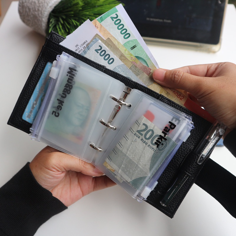 Jual [ VOL 14 ] binder A8 ring 3 dompet budgeting mini ala korea Kts ...