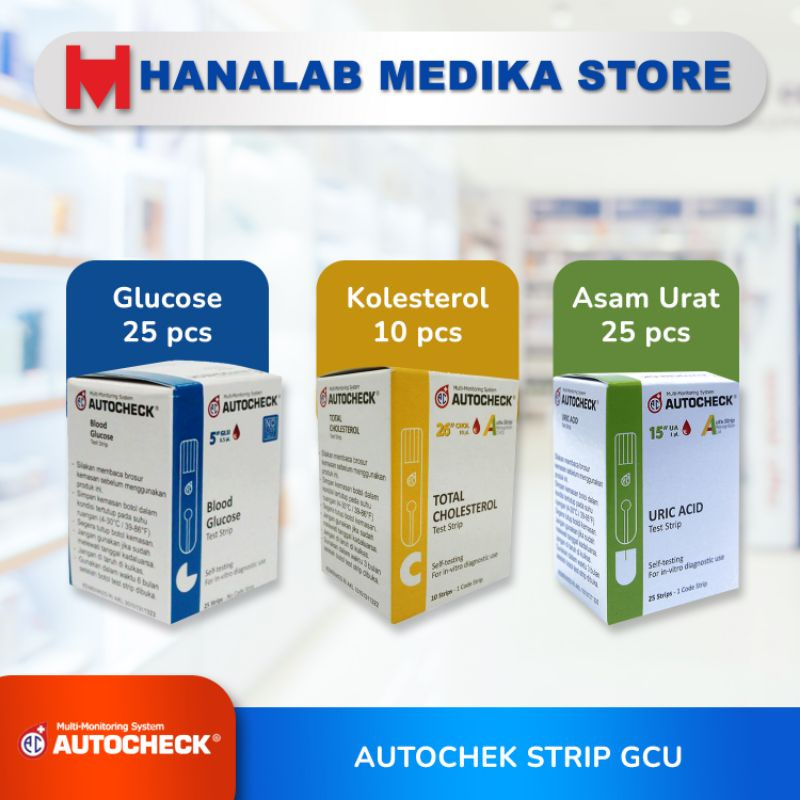 Jual Strip Isi Ulang Autocheck / Strip Gula Darah / Strip Cholesterol ...