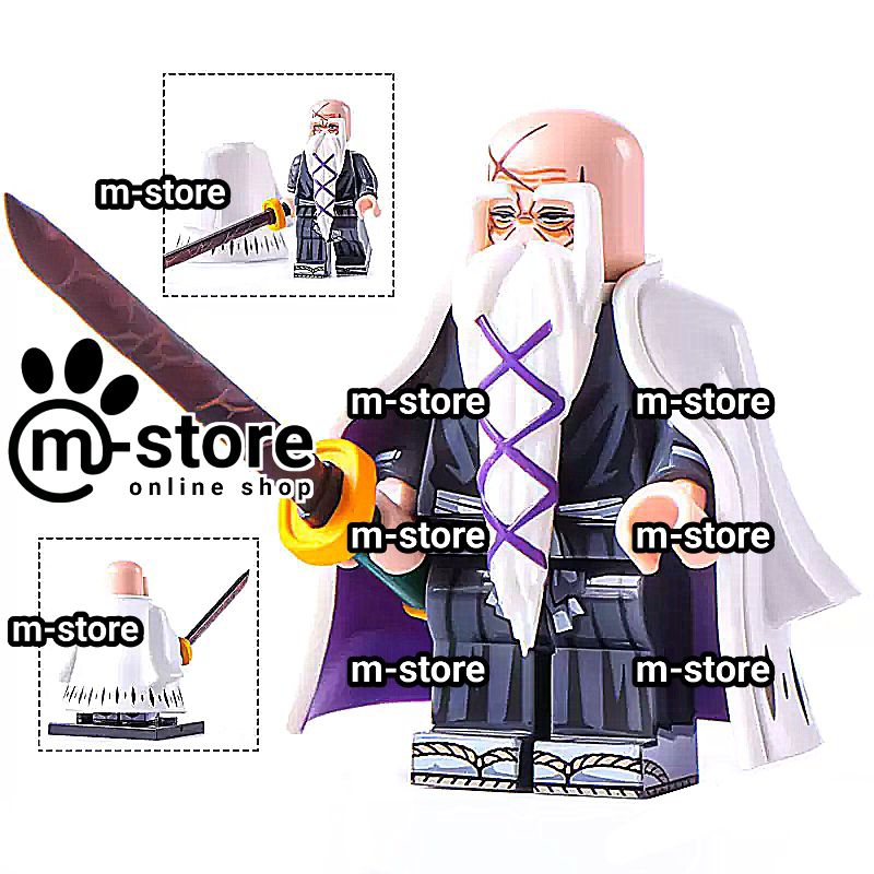Jual brick bleach genryusai shigekuni yamamoto block mini toy figure ...