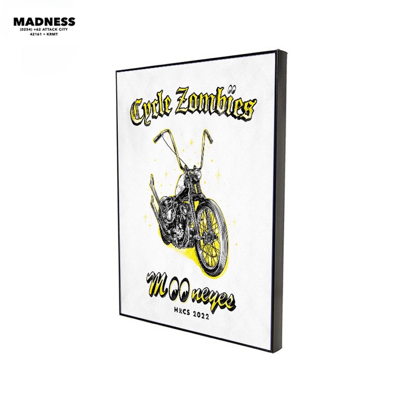 Jual Poster Cycle Zombies x MoonEyes HCRS 2022 + Frame | Shopee Indonesia