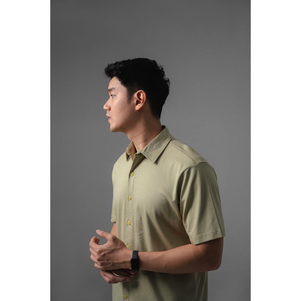 Jual BYBLANK Saga Kemeja Kaos Cotton Air - Kemeja Premium Lengan Pendek Bahan Cotton Air ...