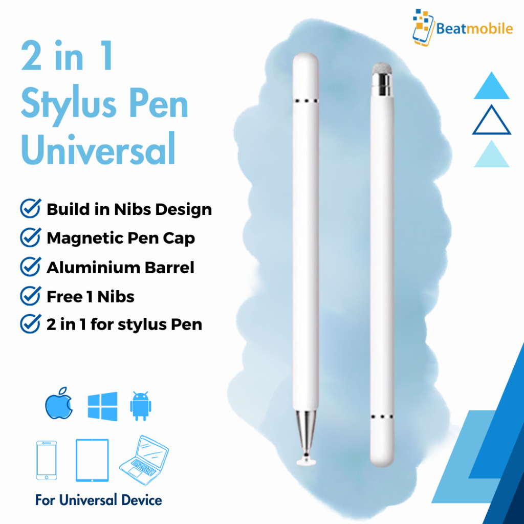 Jual Stylus pen Universal Capacitive Stylus for Tablet Smartphone Apel ...