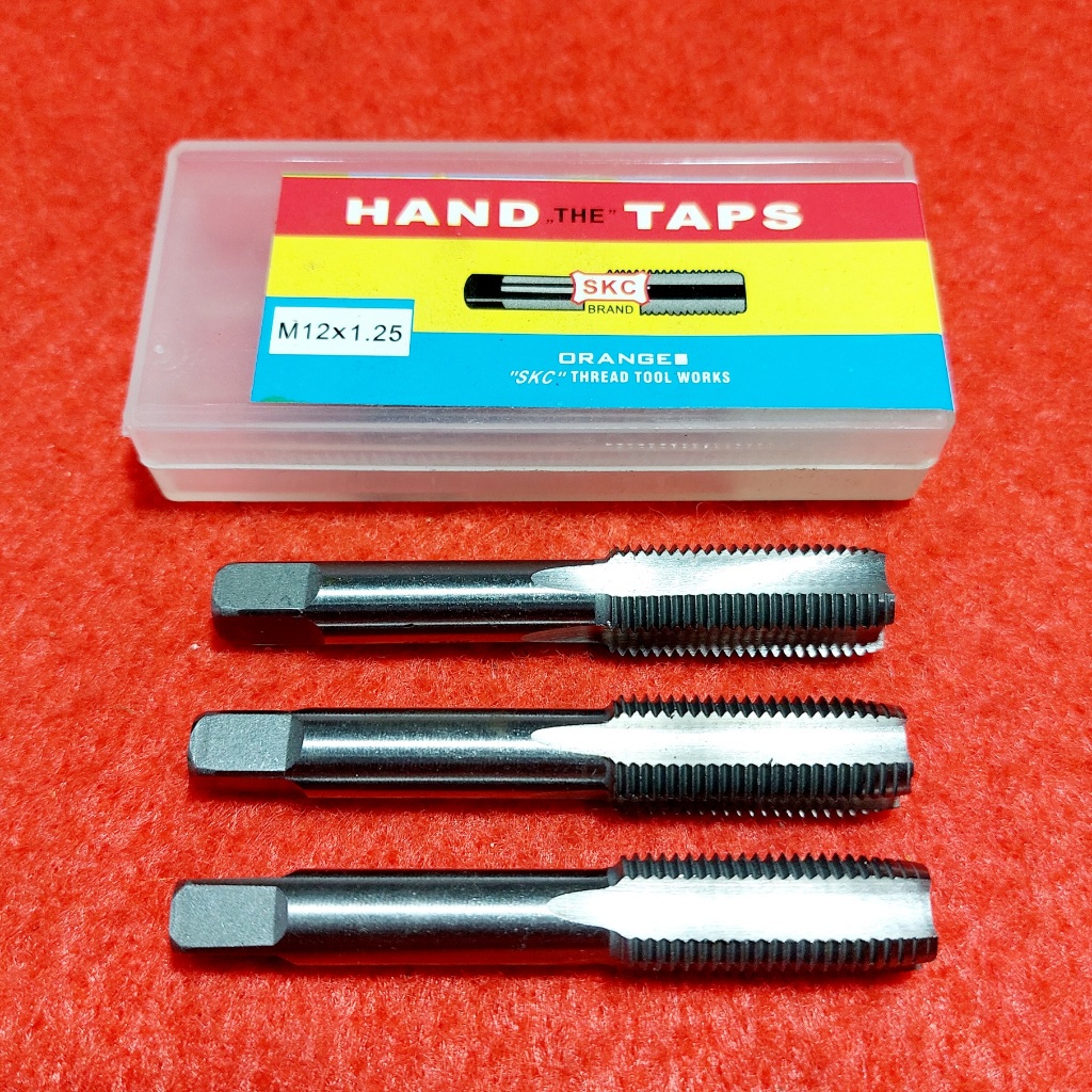 Jual Hand Taps M12 x 1,25 - Mata Tap Baut 17 Standart - Pembuat Derat ...