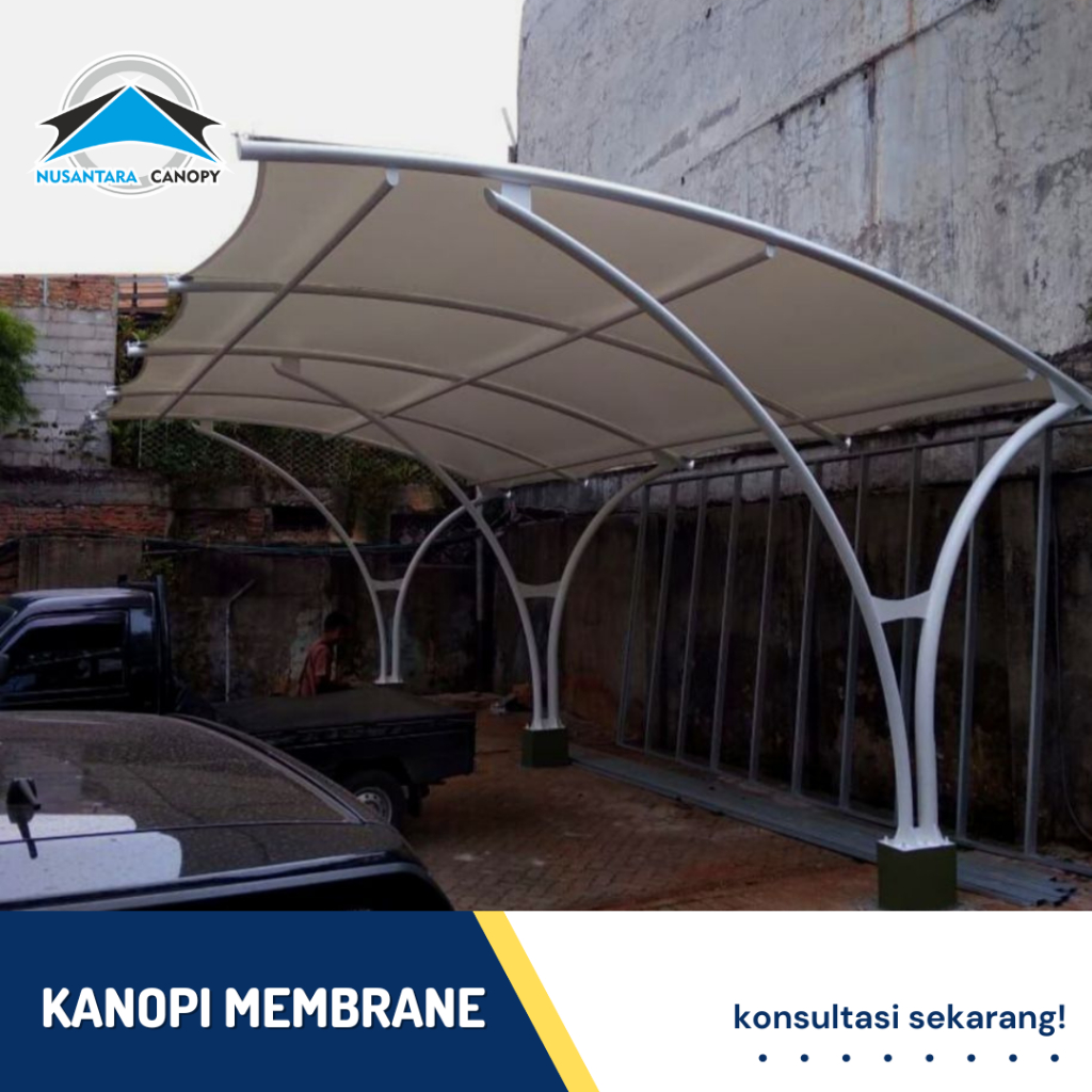 Jual kanopi membrane berkualitas - canopy atap membrane murah - tenda ...