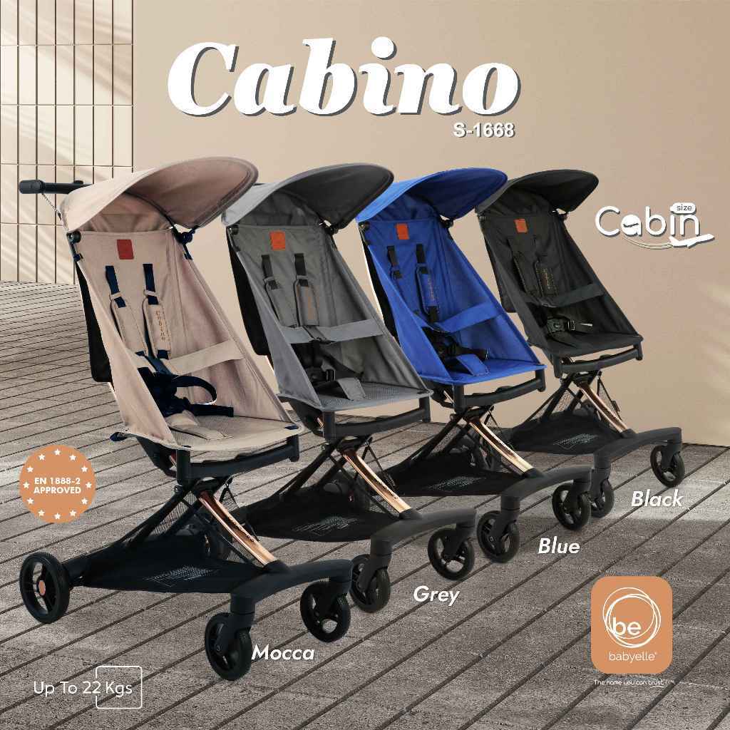 Jual Babyelle CABINO S-1668 Cabin Size Stroller Bayi Kereta Dorong ...