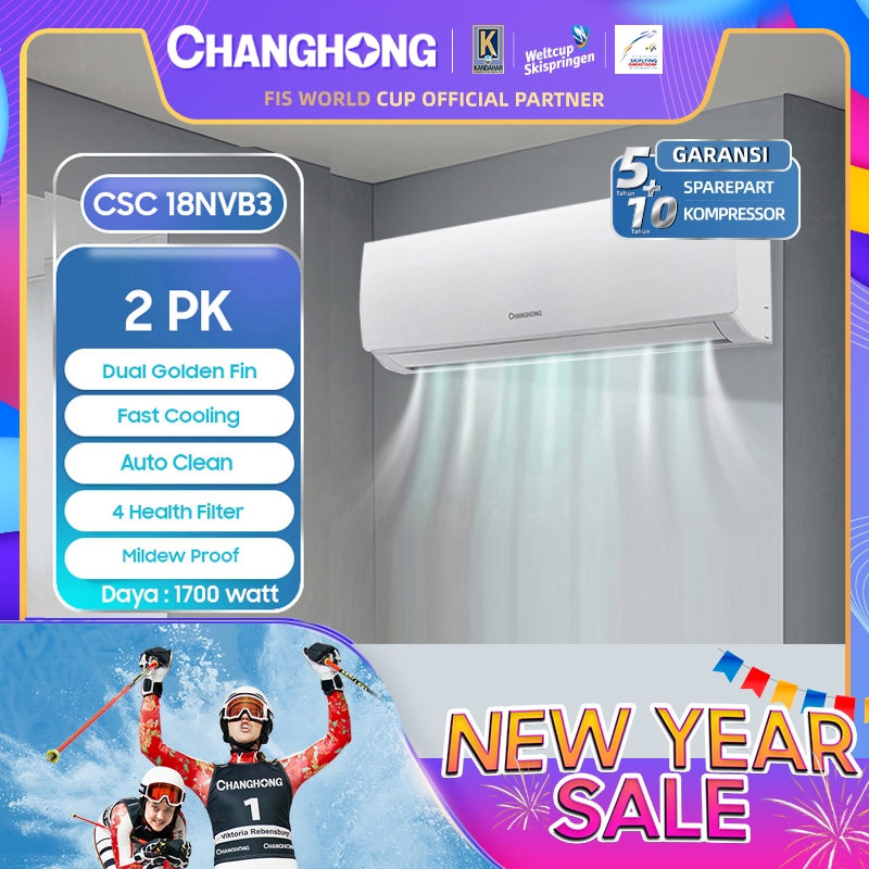 Jual Changhong AC Split 2 PK STANDARD R32 - CSC-18NVB3 [INDOOR ...