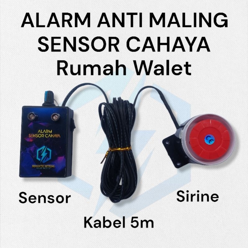Jual ALARM SENSOR CAHAYA ANTI MALING | Shopee Indonesia