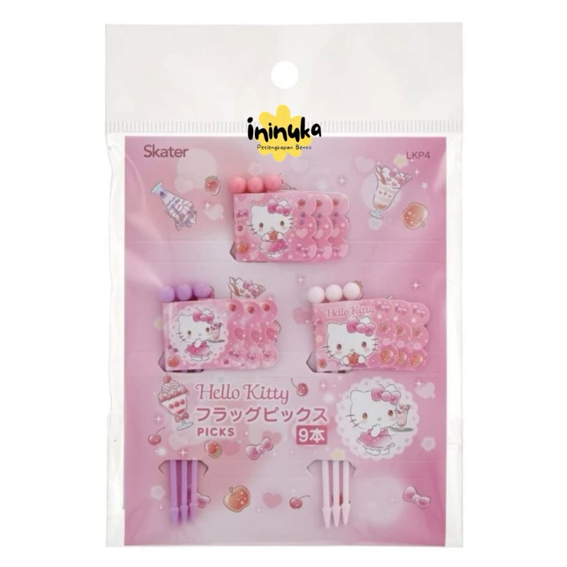 Jual [Skater] Tusukan Bento Food Picks HELLO KITTY Sparkly Sweet ...