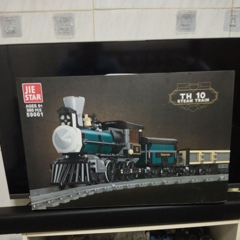 Jual brick kereta api STEAM TRAIN TH 10 JIE STAR 59001 | Shopee Indonesia