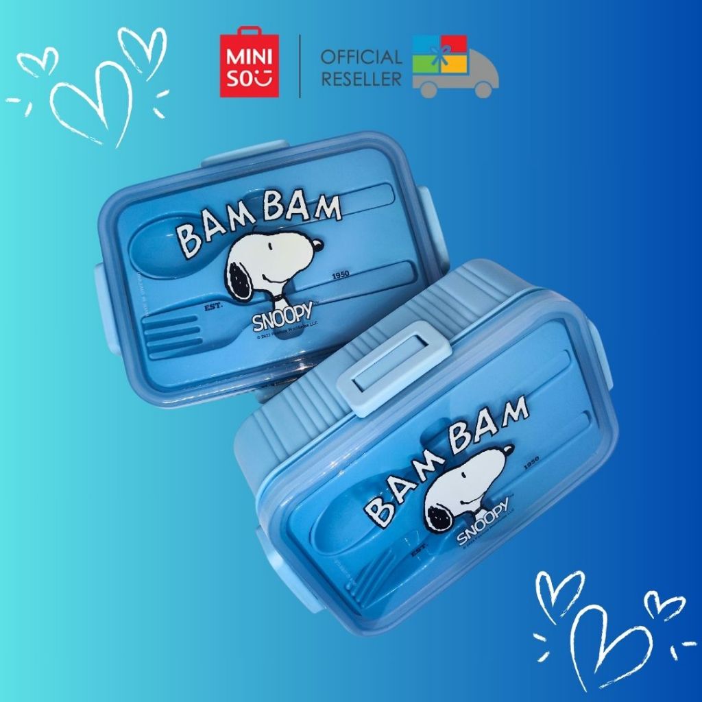 Jual MINISO x Snoopy Bento Box / Lunch Box / Tempat Makan | Shopee ...