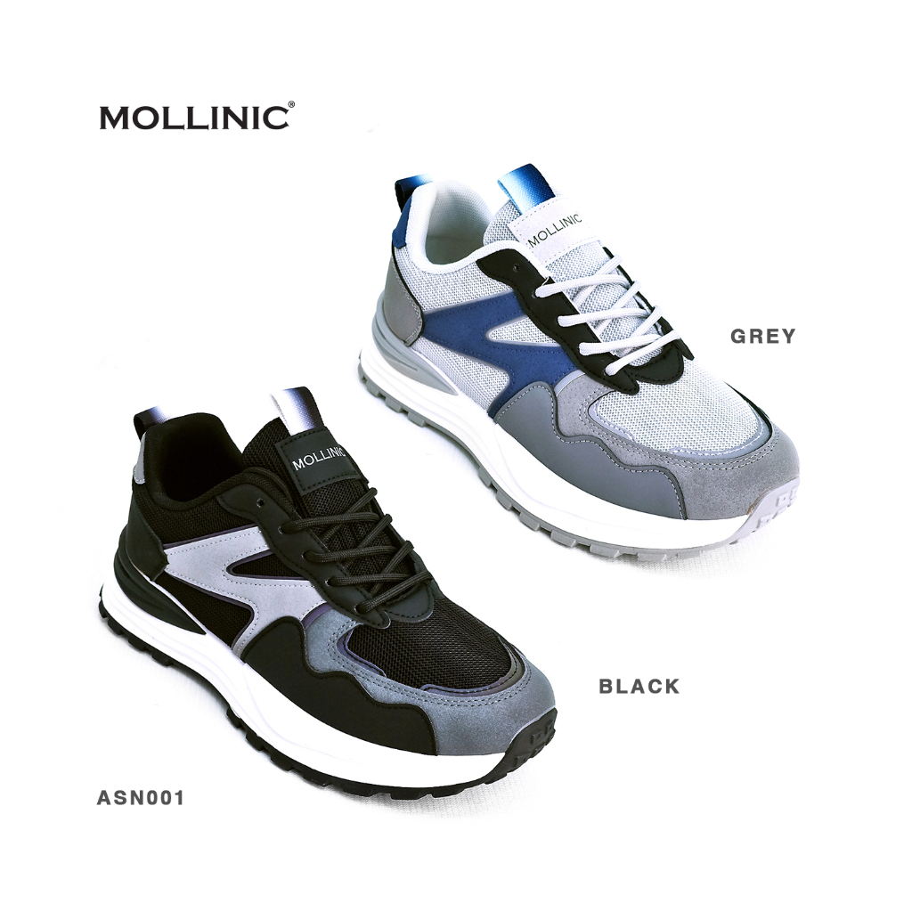 Jual MOLLINIC ASN.001 - Sepatu Sneakers Casual Pria Dewasa Man Sport ...