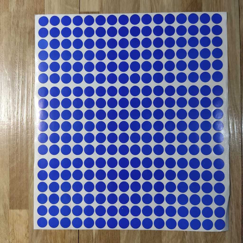 Jual STIKER BULAT WARNA - COLOR DOT STICKERS | Shopee Indonesia