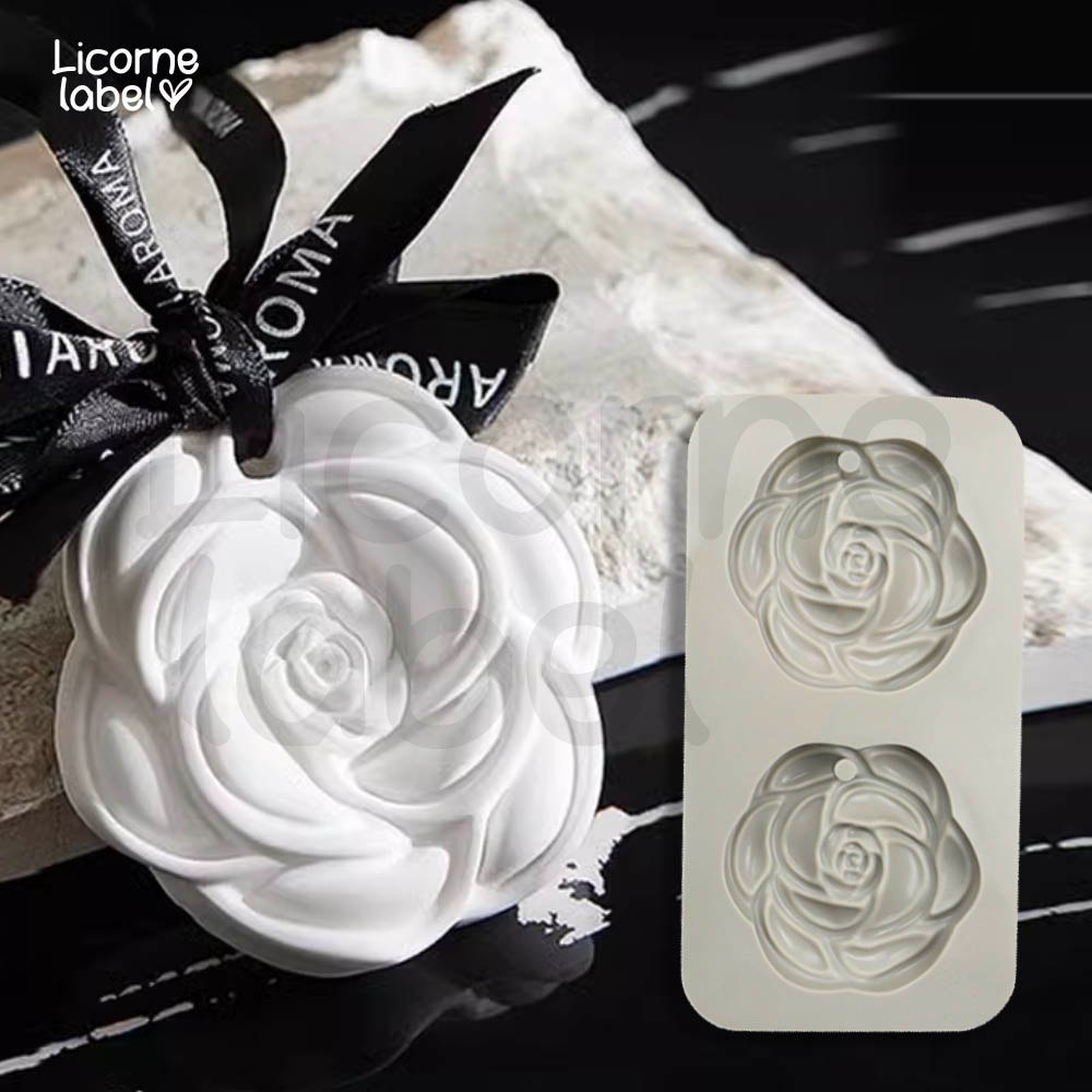 Jual Ornament Diffuser Mold Cetakan Plaster Silikon Wax Sachet Flower ...