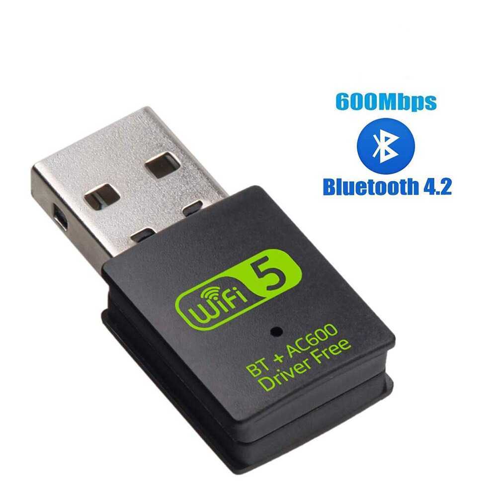 Jual WiFi USB PC Bluetooth Portable Adapter Wireless Dongle 2.4G & 5G ...