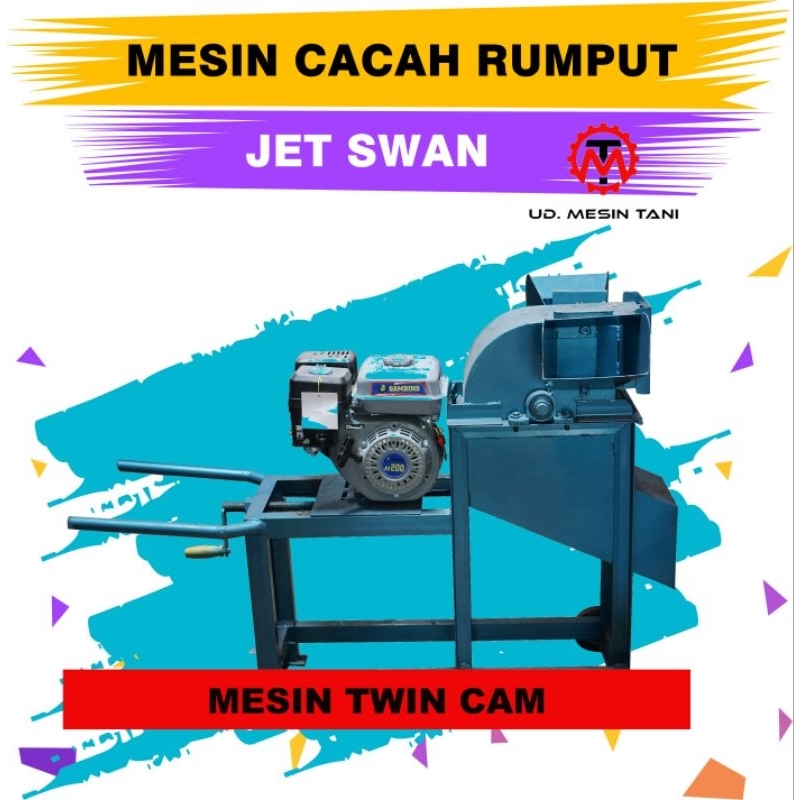 Jual Mesin Coper Pencacah Rumput multifungsi Jet Swan Twin | Shopee ...