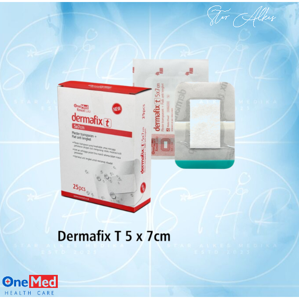 Jual ONEMED Dermafix T 10x25 cm Plester Luka Transparan/ BOX | Shopee ...