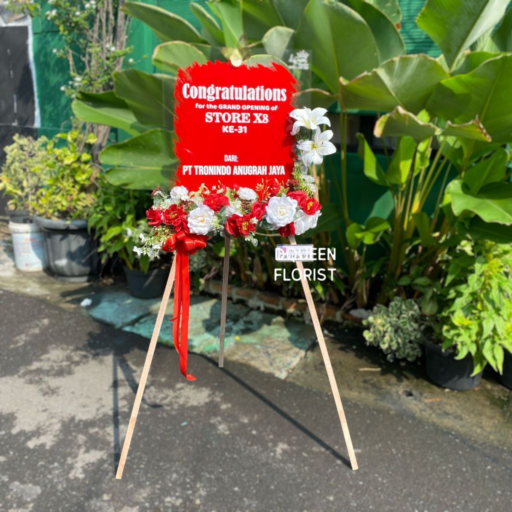 Jual BUNGA PAPAN AKRILIK 2501 SELAMAT / CONGRATULATION / HAPPY BIRTHDAY ...