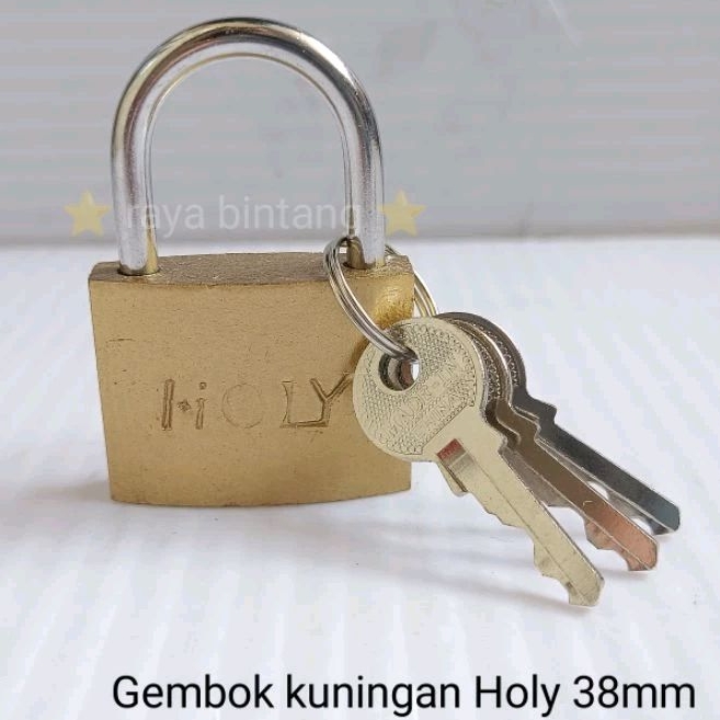 Jual Gembok kuningan 38 mm besi baja pintu kuat awet | Shopee Indonesia