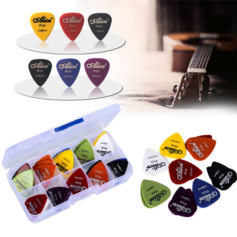 Jual Alice Pick Gitar Akustik 50 PCS - Multi-Color / Guitar Petikan ...