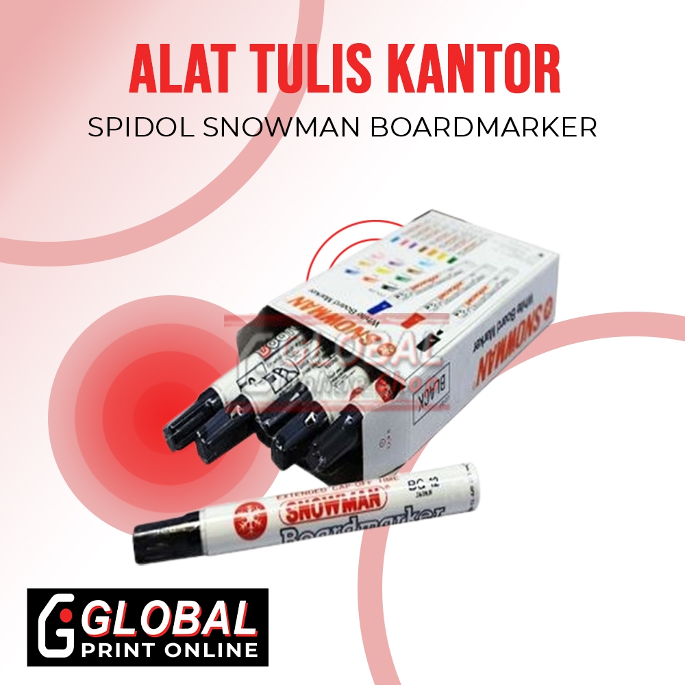 Jual Global Print Shop Online - Spidol Snowman Satuan (Pcs) | Shopee ...