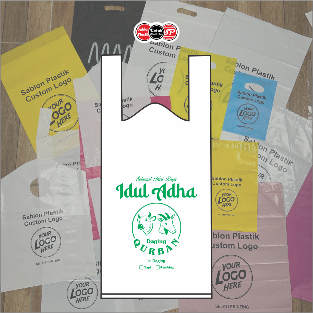 Jual Isi 50pcs Kantong Plastik Qurban Plastik Kresek Daging Kurban 15cm X 33cm Shopee