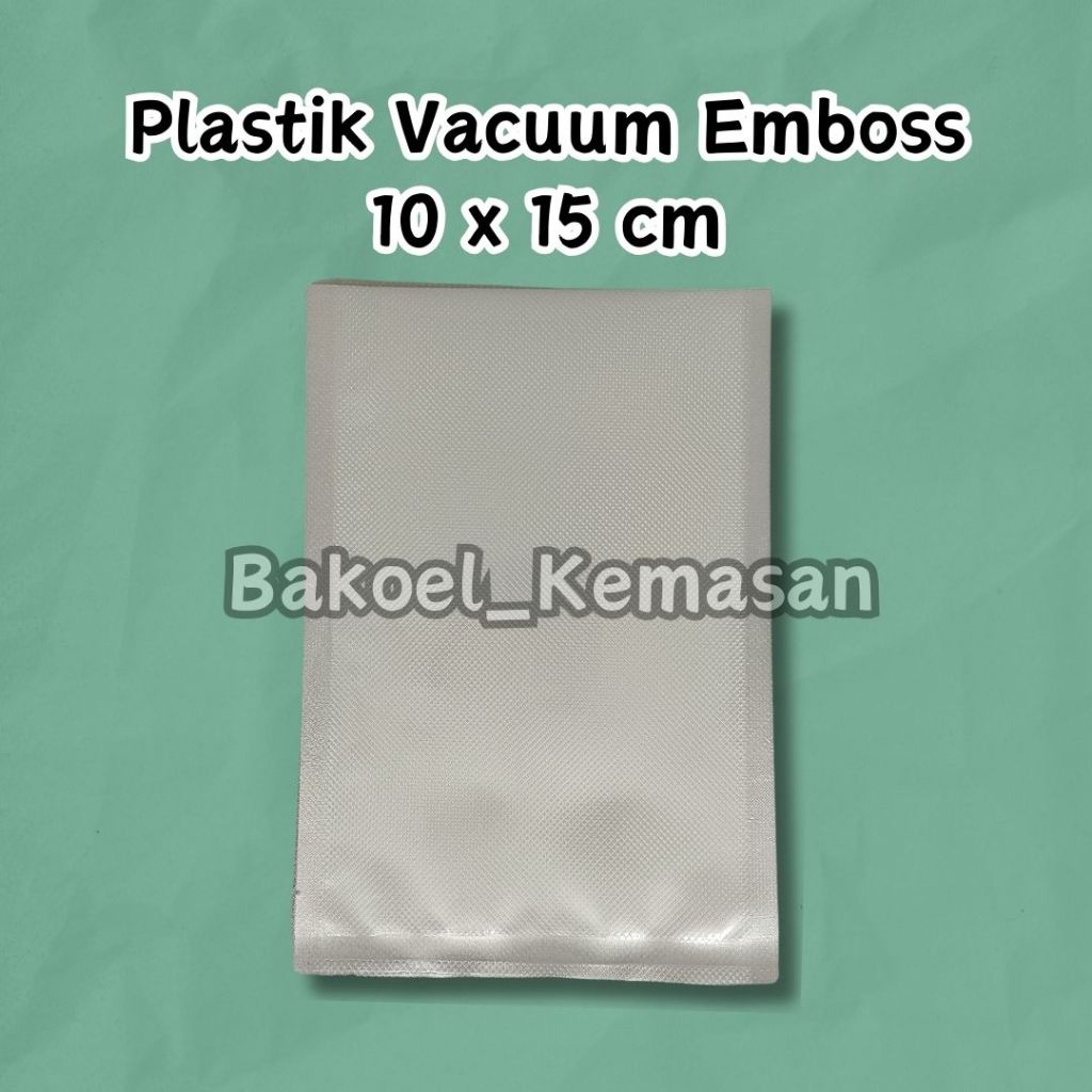 Jual Plastik Vacum Emboss / Vacuum Bag Embos 10x15 cm / Plastik Makanan ...