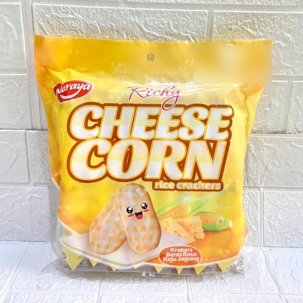 Jual Naraya Richy Cheese Corn rice crackers | Shopee Indonesia