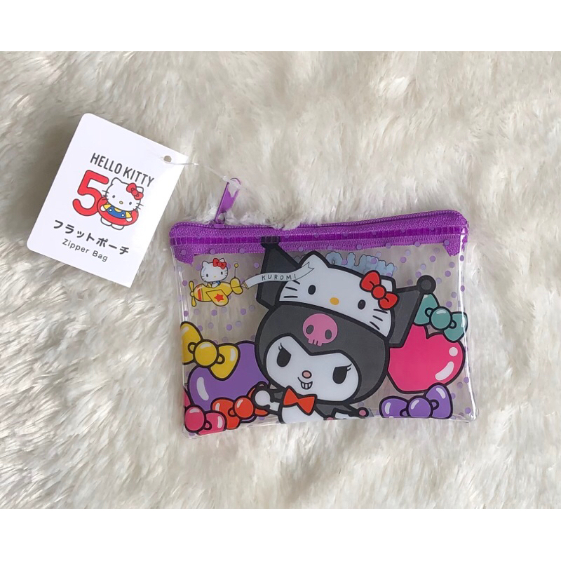 Jual pouch size 12cm×7.5cm×1cm edisi 50th hello kitty sanrio edition ...