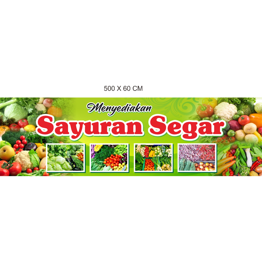 Jual SPANDUK BANNER WARUNG SAYUR | Shopee Indonesia