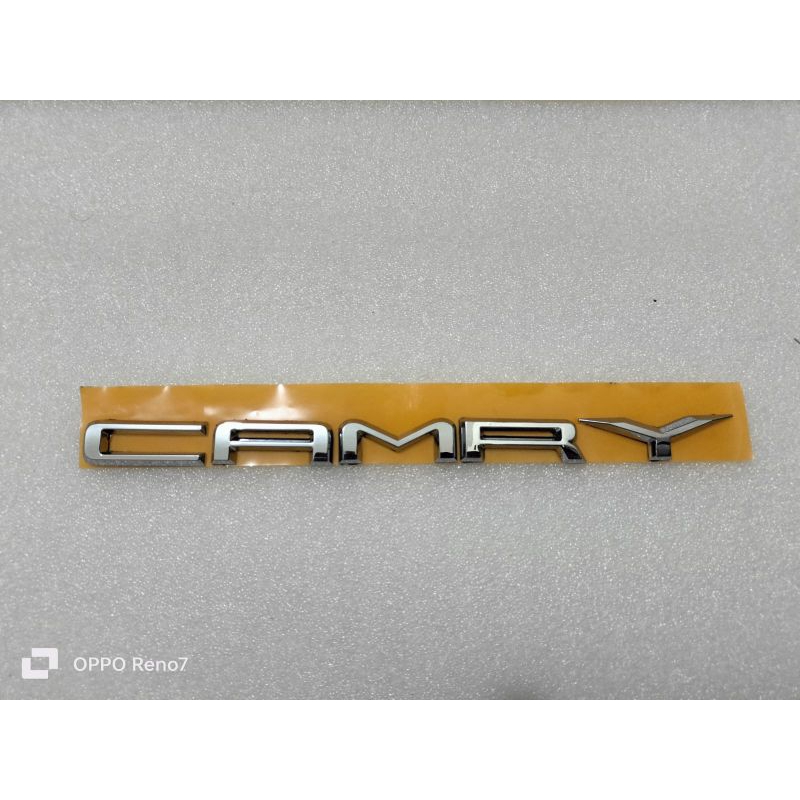 Jual emblem tulisan CAMRY chrome Original | Shopee Indonesia