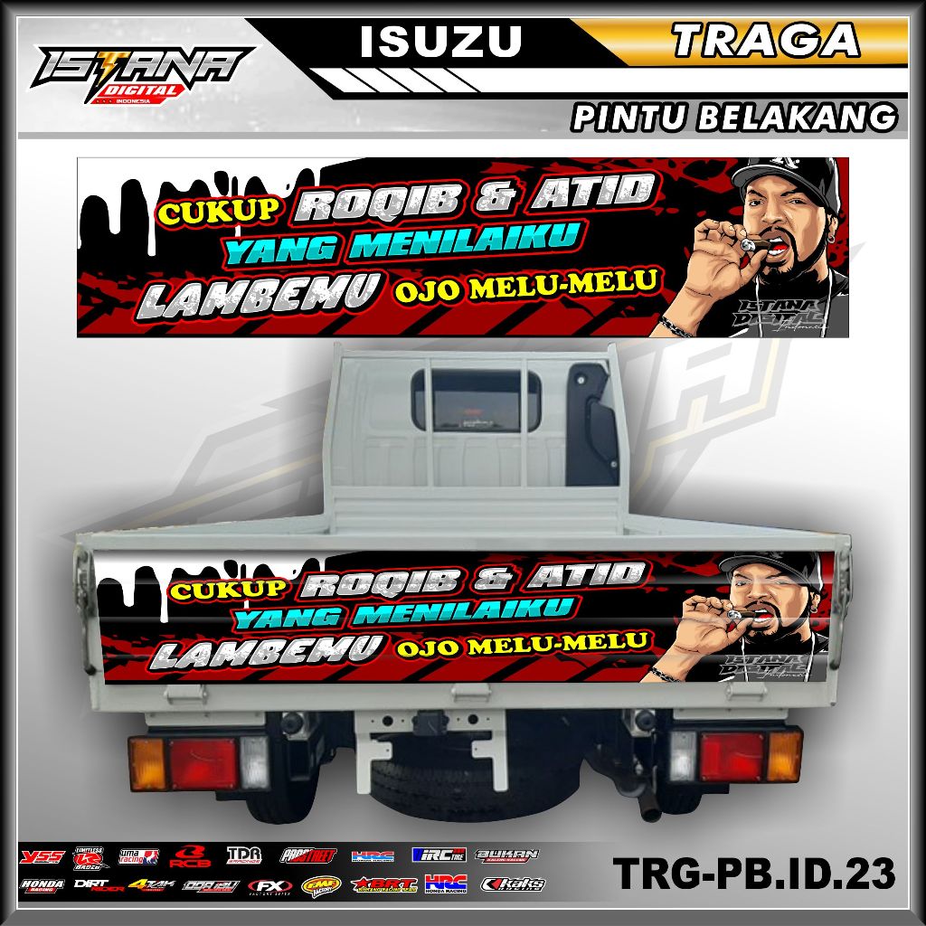 Jual Stiker Pintu Belakang Pick Up TRAGA - Sticker Variasi Pintu ...