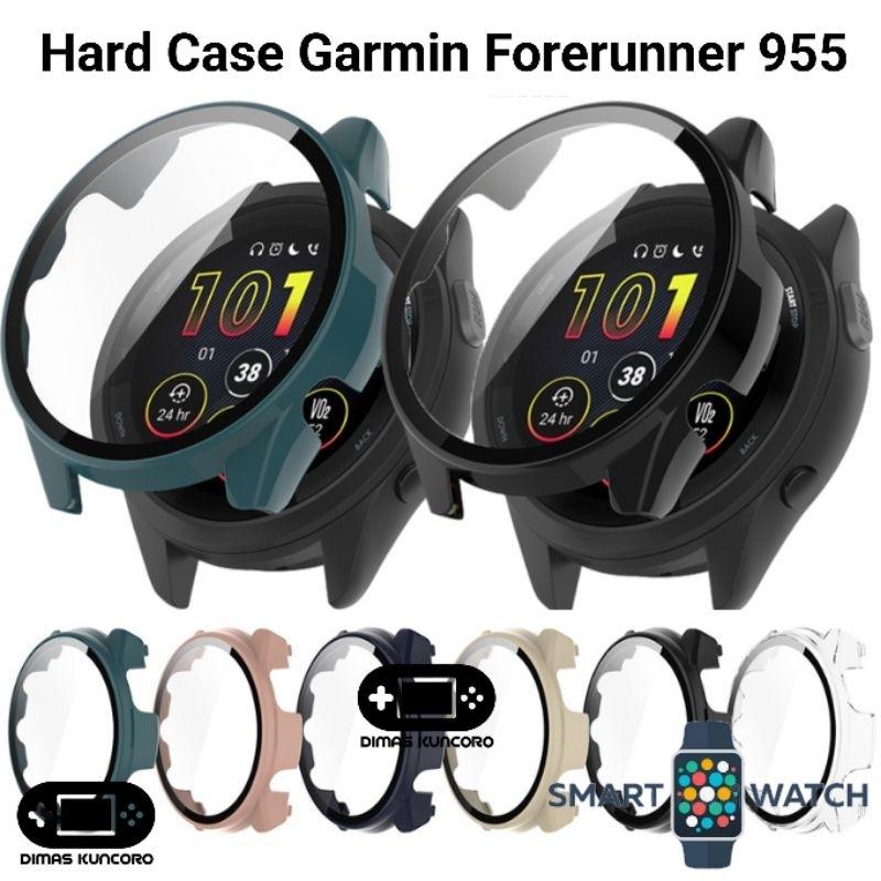 Jual Hard Case Garmin Forerunner 955 cover protector solar tempered ...