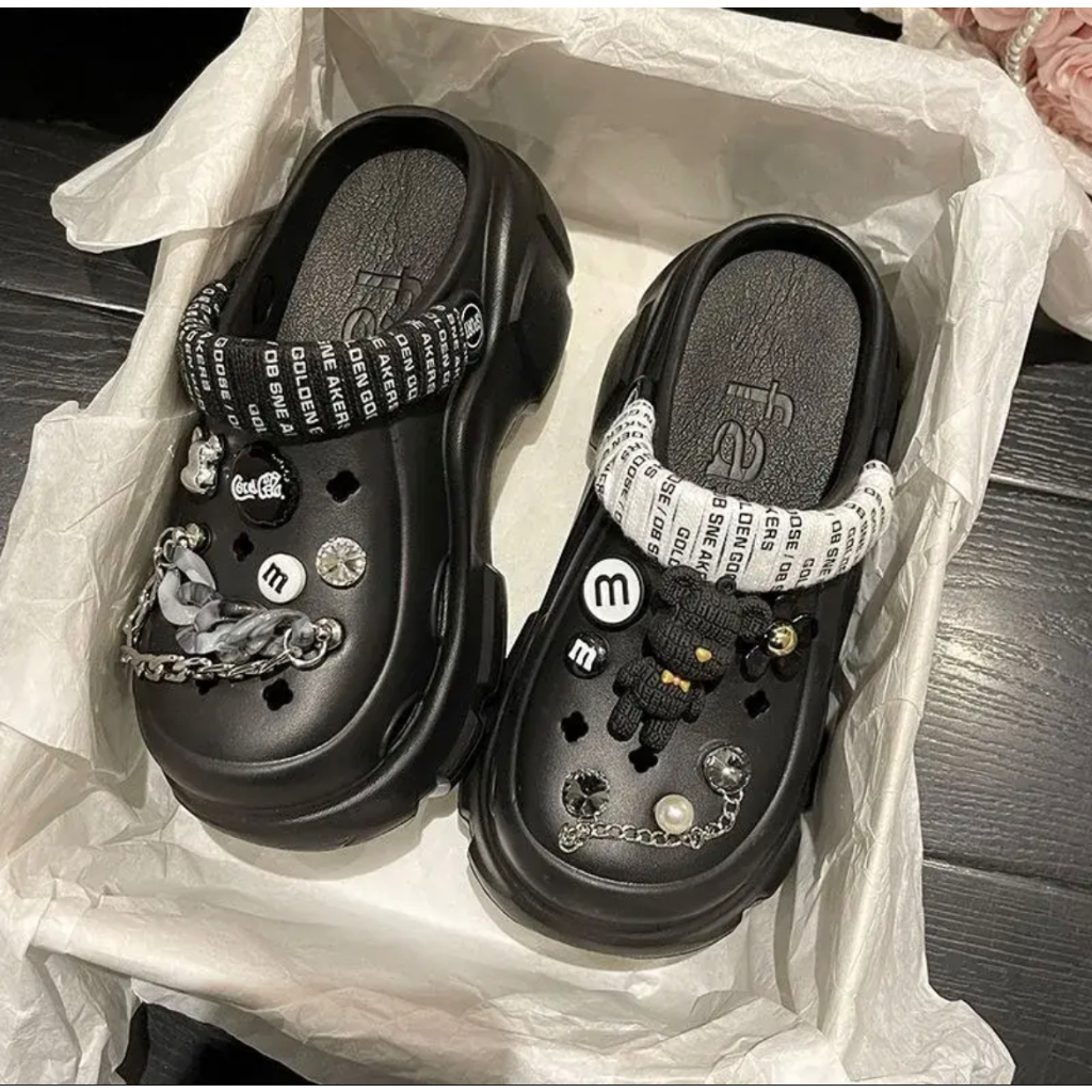Jual Sandal Baim Kawzzz Jibbitz / Sandal wanita classic Bae Clog ...
