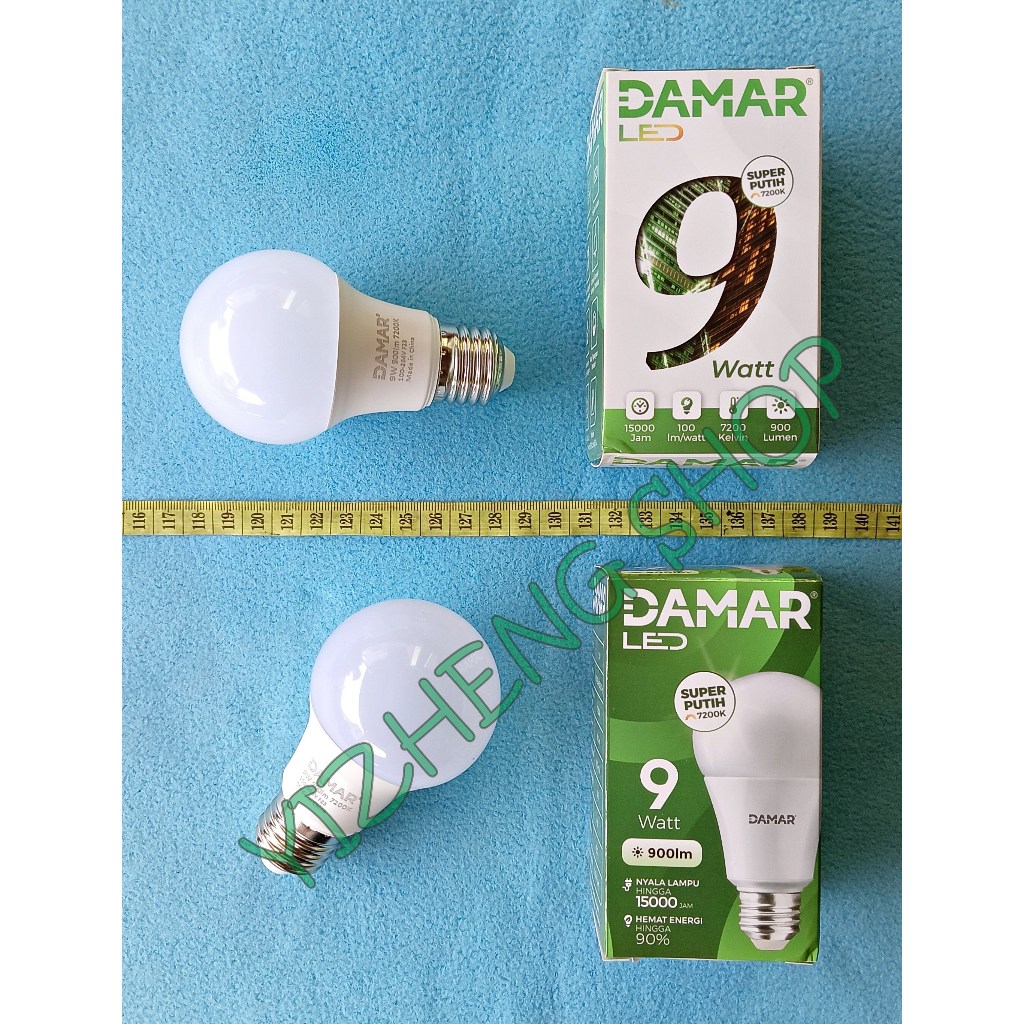 Jual LAMPU LED 9W DAMAR 7200K PUTIH | Shopee Indonesia