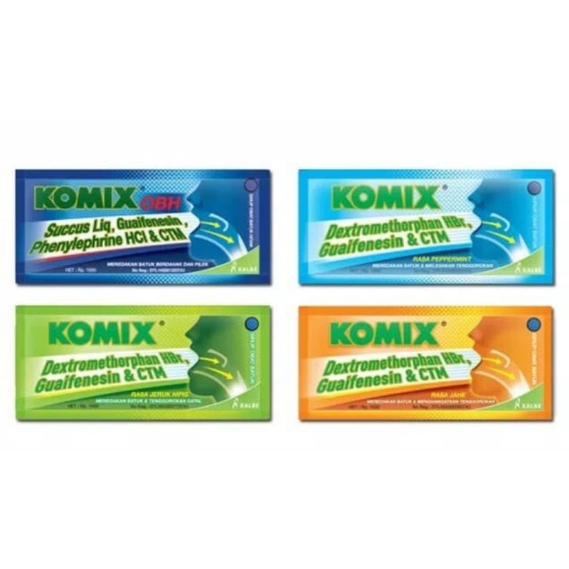 Jual Komix syrup sachet - obat batuk berdahak ekonomis all variant ...