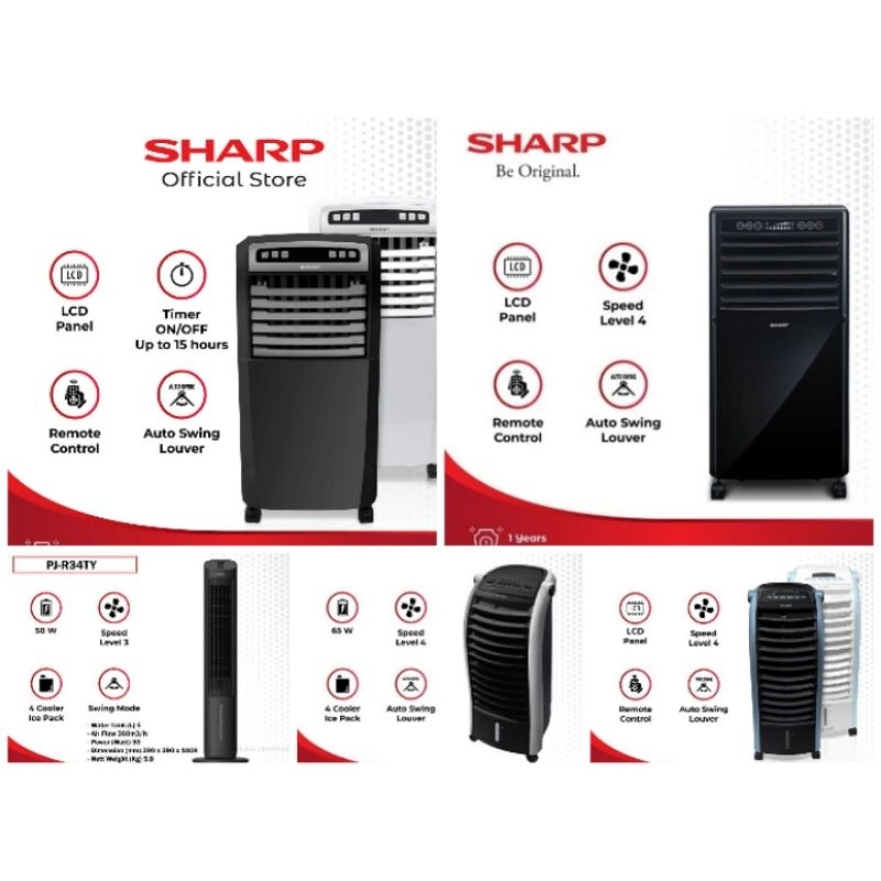 Jual Air Cooler Sharp, Penyejuk Udara Air merek Sharp | Shopee Indonesia