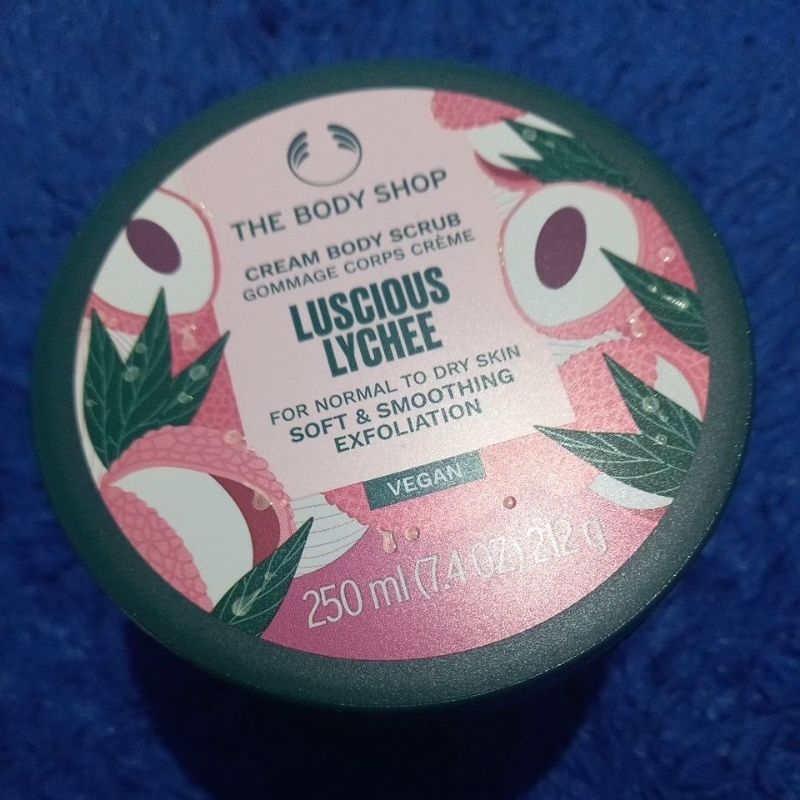 Jual Body Shop Cream Body Scrub - Luscious Lychee | Shopee Indonesia