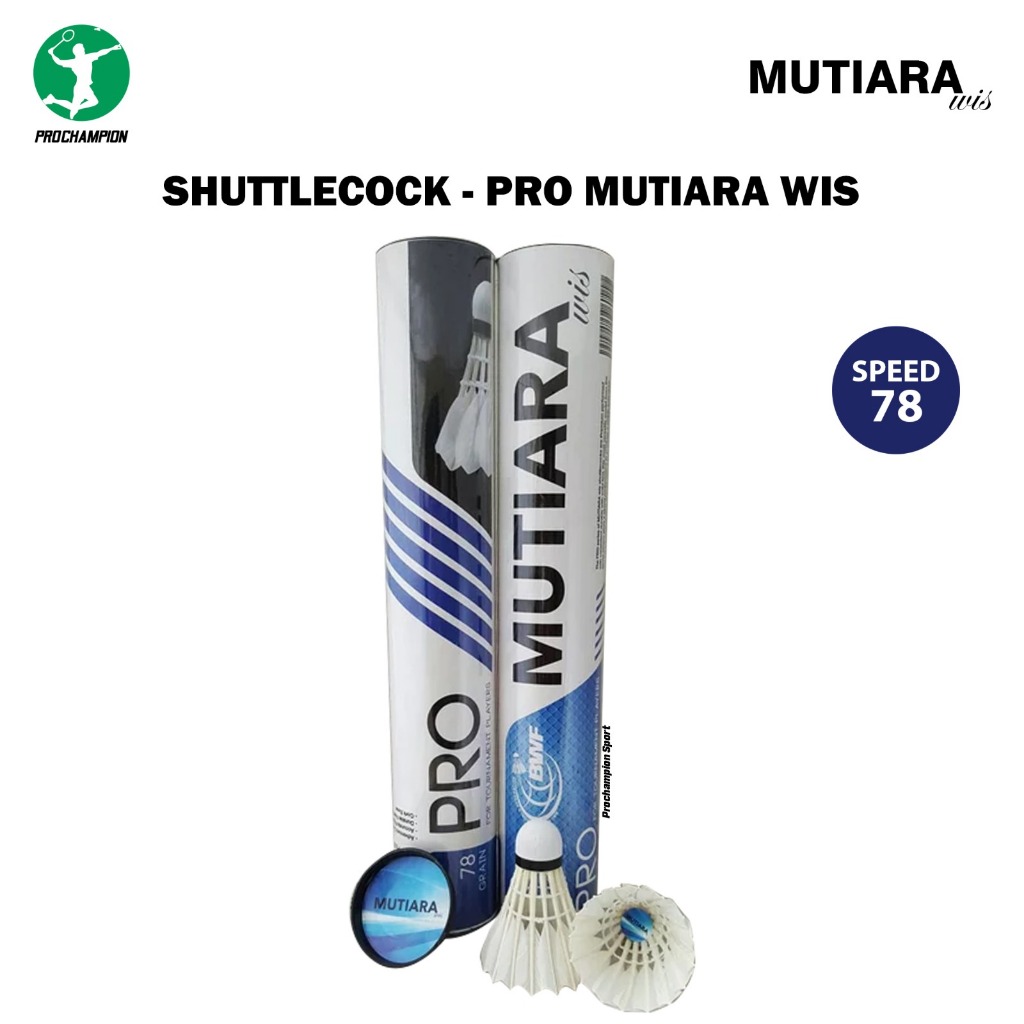 Jual MUTIARA PRO BIRU SHUTTLECOCK KOK BADMINTON ORIGINAL | Shopee Indonesia